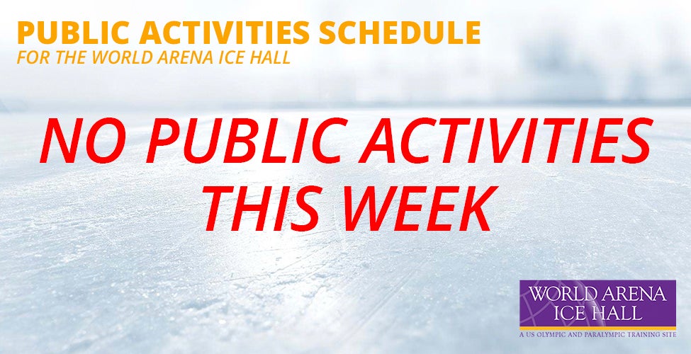Public Activities | Broadmoor World Arena